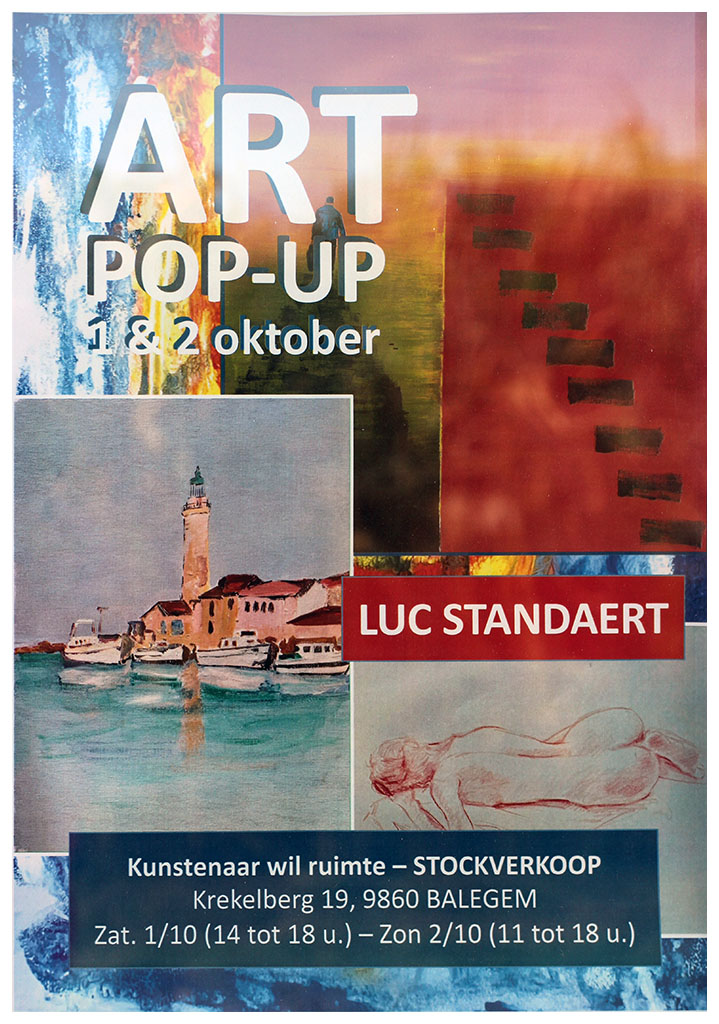 Bijzondere expo van Luc Standaert in eigen atelier – NUUS